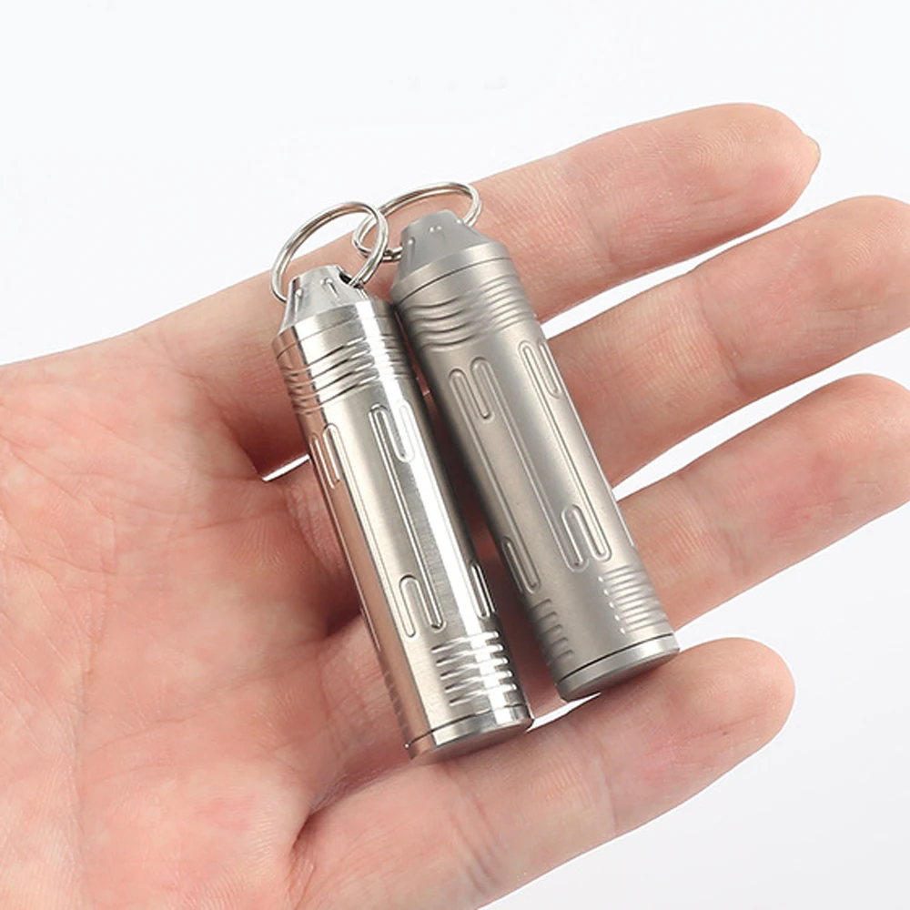 Titanium-Alloy-Sealed-Mini-Waterproof-Portable-Bottle-Moisture-proof ...