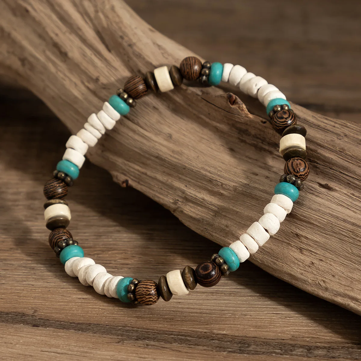 Bohemian-fashion-personality-coconut-shell-bead-bracelet-hip-hop-niche ...