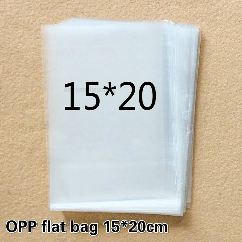 100 pcs Clear 셀로판 백 15x20 cm Transparent Opp 화장품 Clear plastic bag gift ...