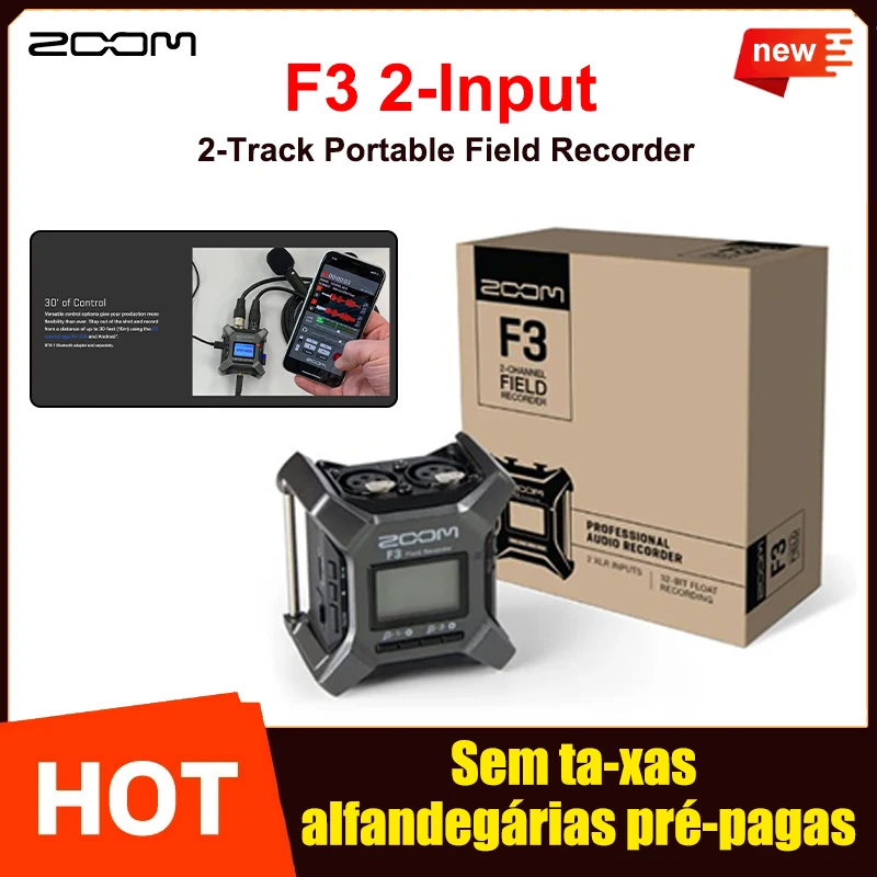 Zoom-F3-2-Input-2-Track-Portable-Field-Recorder-Portable-32Bit-Location ...
