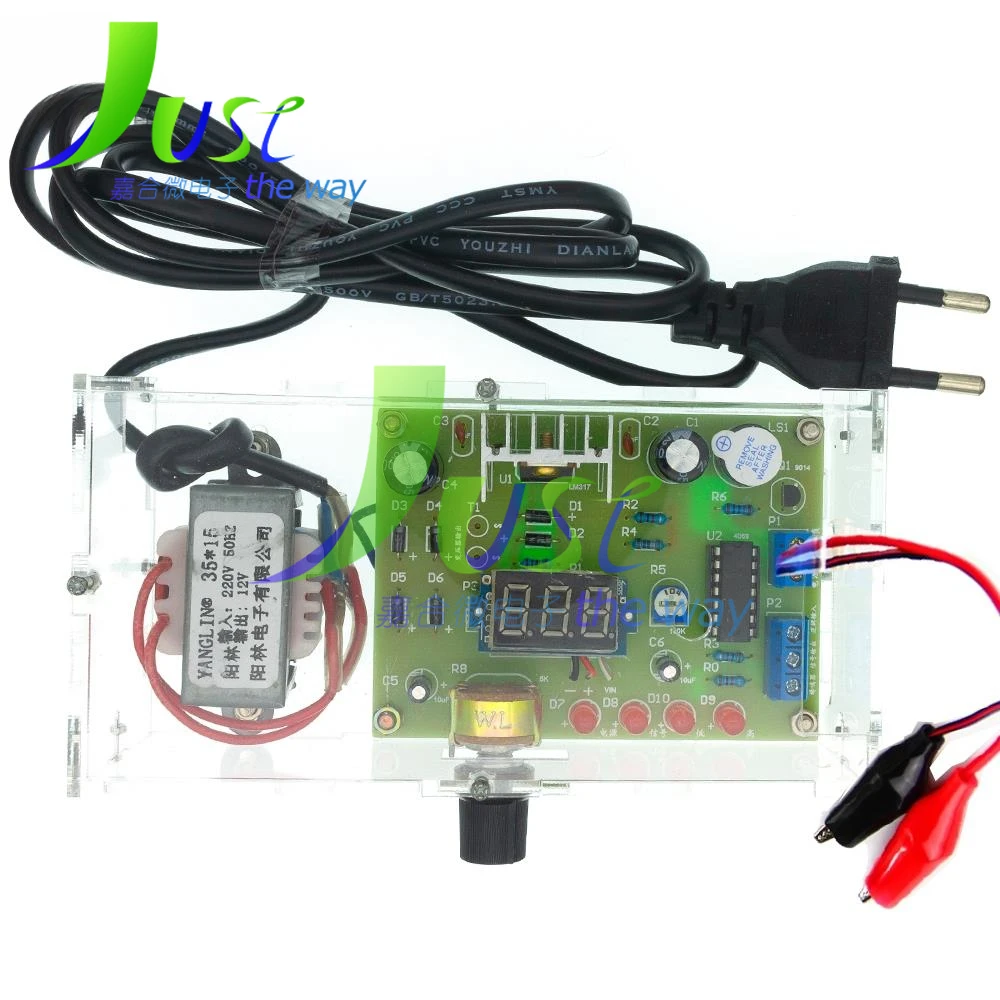 Electronic-diy-parts-lm317-adjustable-voltage-regulator-board-kit-power ...