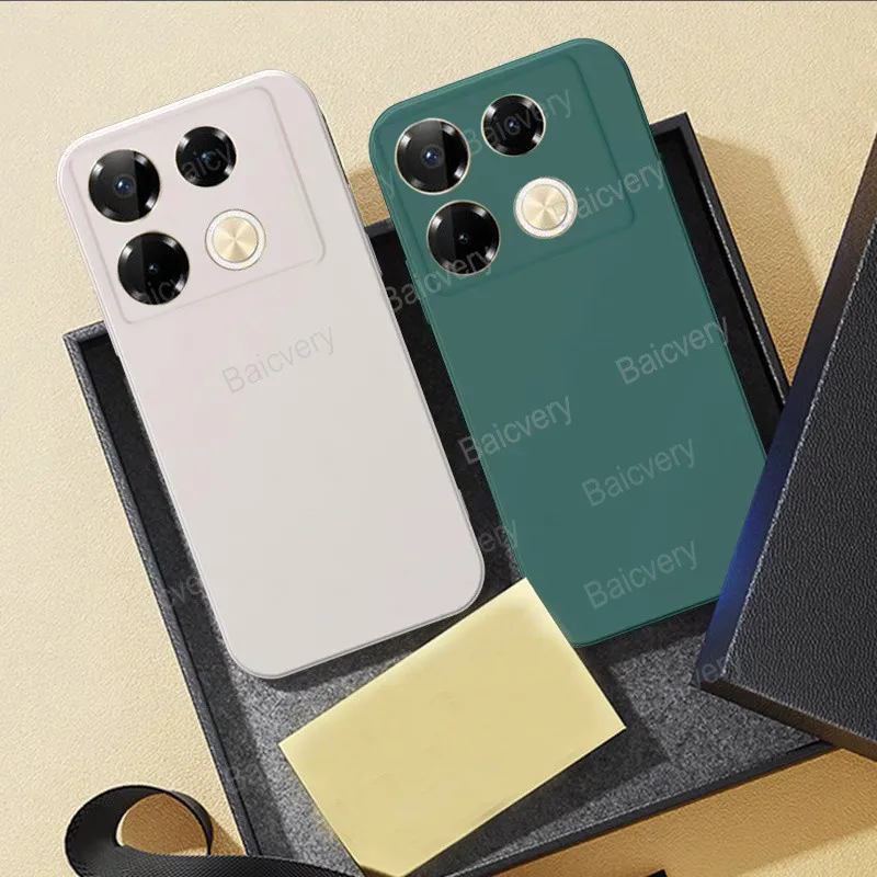 Case-For-infinix-Note-40-Pro-40-Pro-4G-5G-Matte-White-Green-Black-Color ...