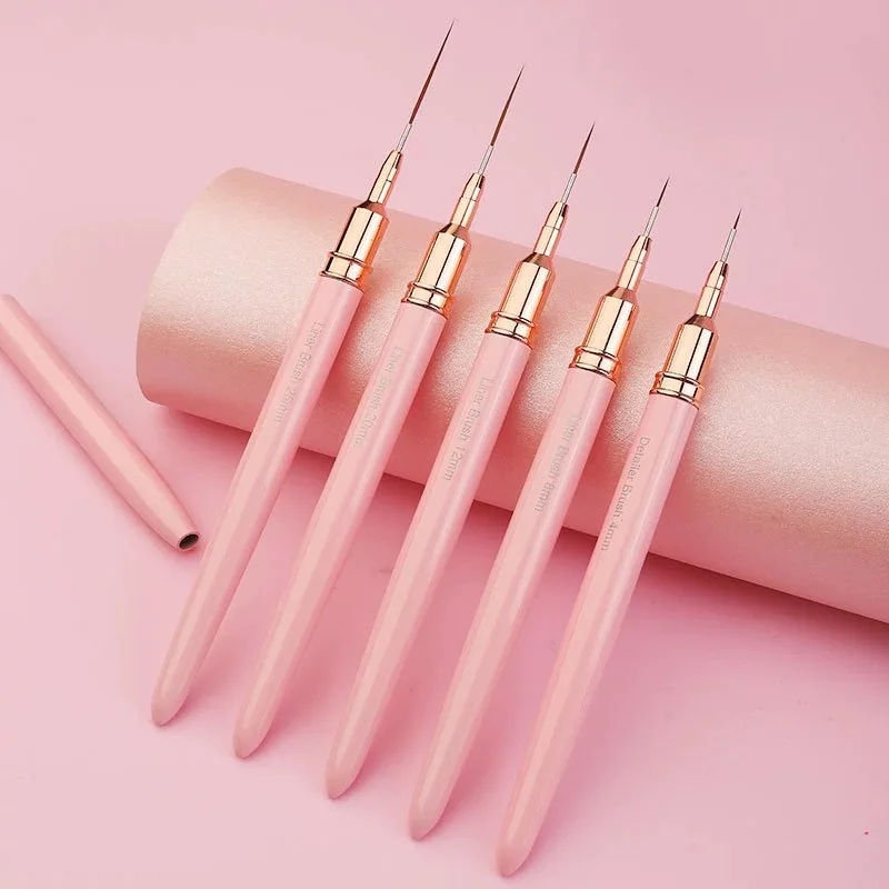 5Pcs-Nail-Art-Liner-Brush-Kit-DIY-Striping-Thin-Lines-Pen-Dotting ...