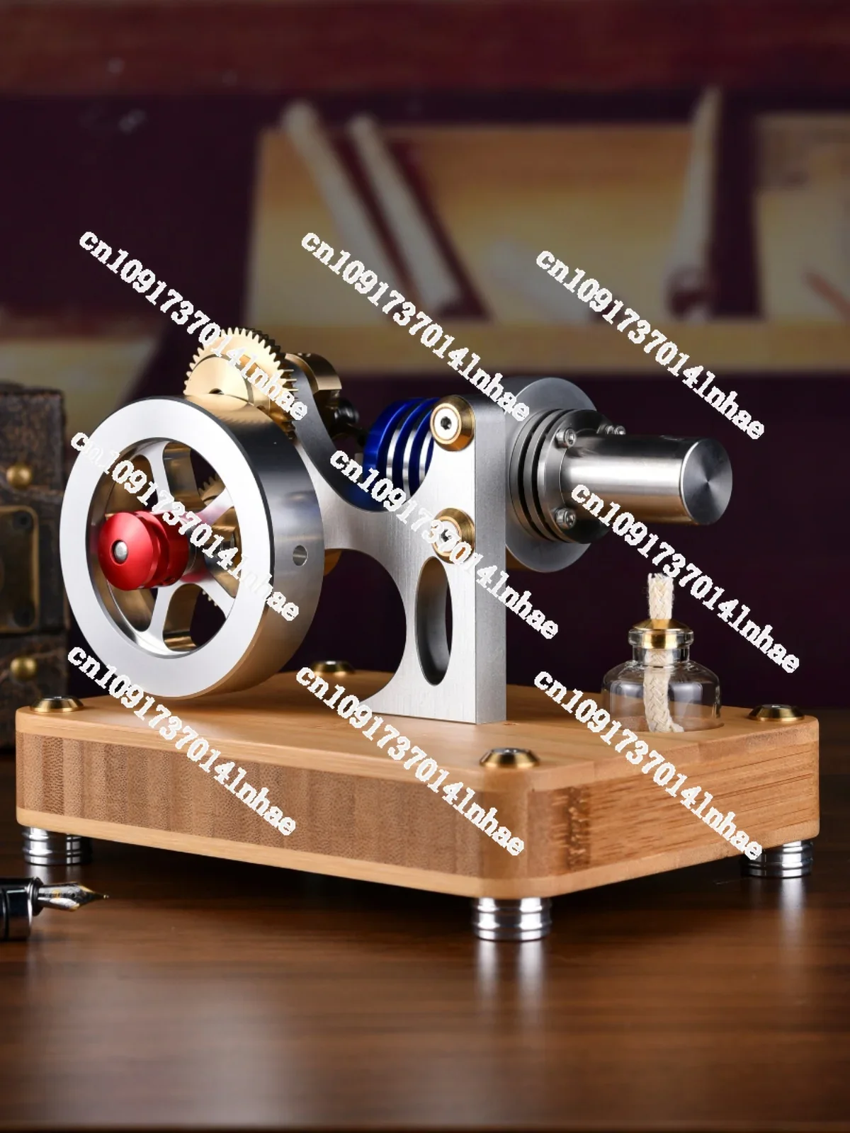 Geared-Coaxial-Stirling-Engine-Precision-Piston-Metal-Engine-Model-Kit ...