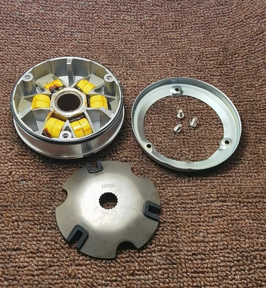 for-PIAGGIO-2T-80CC-Variator-Set-with-Rollers-Clutch-Drive-belt-For ...