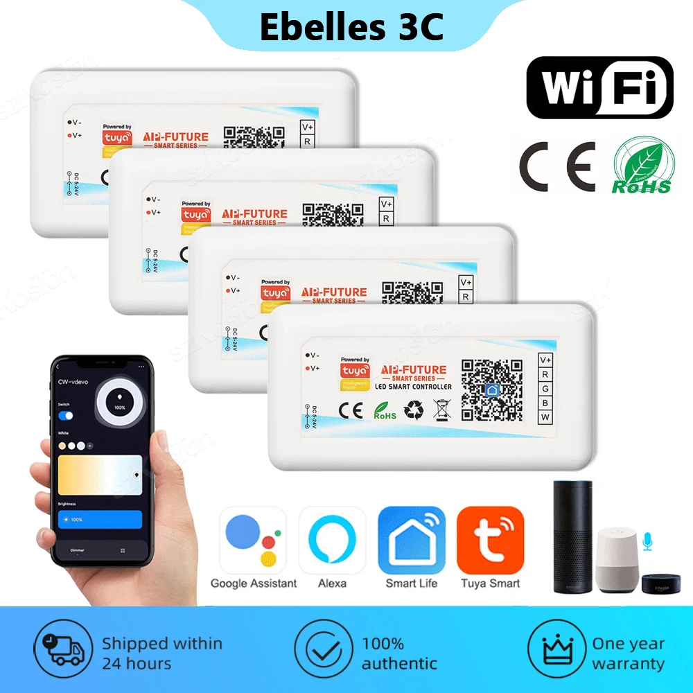 Tuya-WiFi-Smart-LED-Controller-RGB-RGBW-RGBCCT-Single-Color-Dimmer-DC5V ...