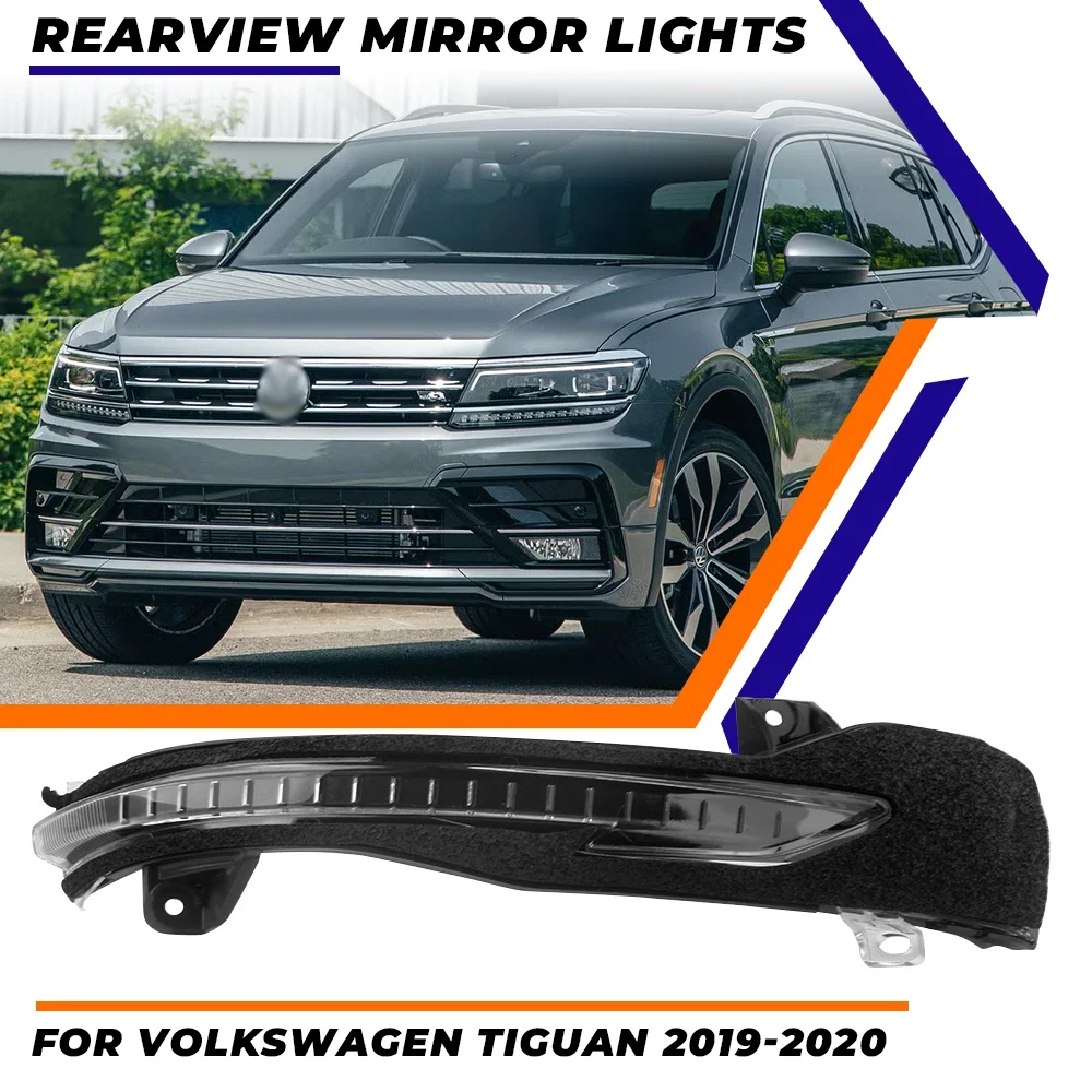 For Volkswagen VW Tiguan 2019-2020 Led Rearview Mirror Light Turn ...