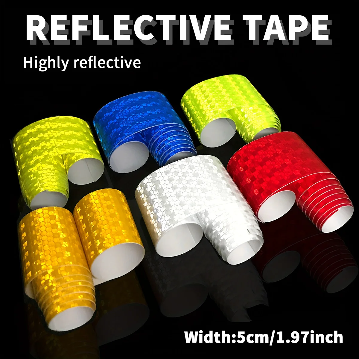 High Visibility Car Reflective Tape Night Driving Safety Warning Strip ...