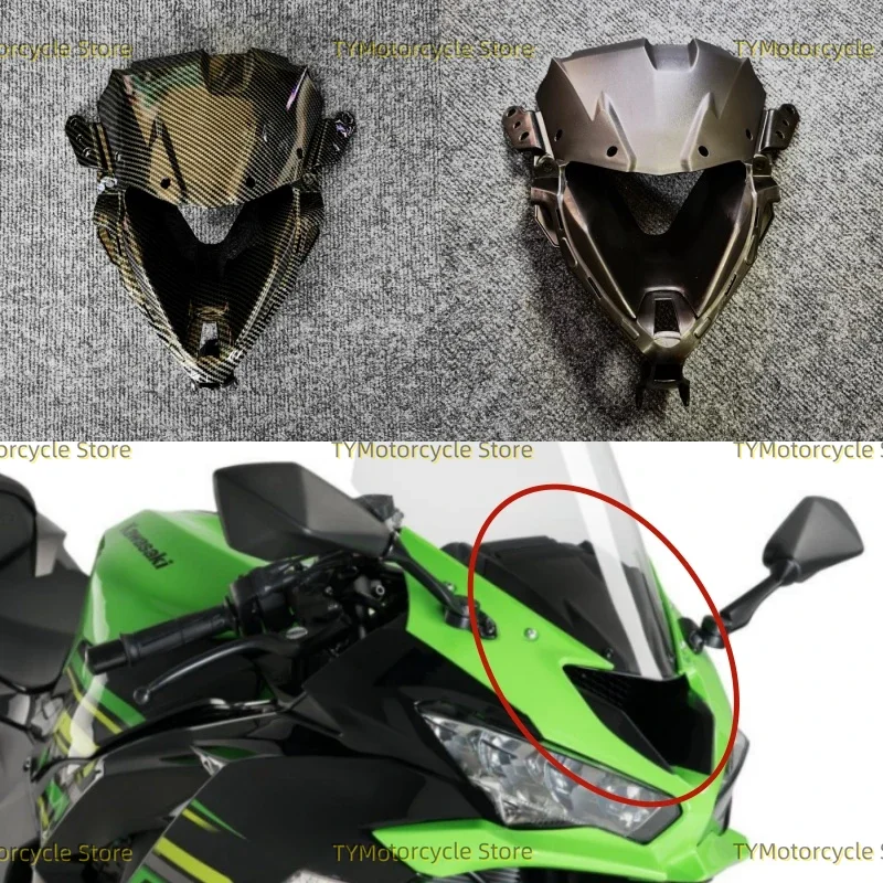 Motorcycle Middle Front Upper Nose Fairing Cowl Fit for Kawasaki ZX-6R ...