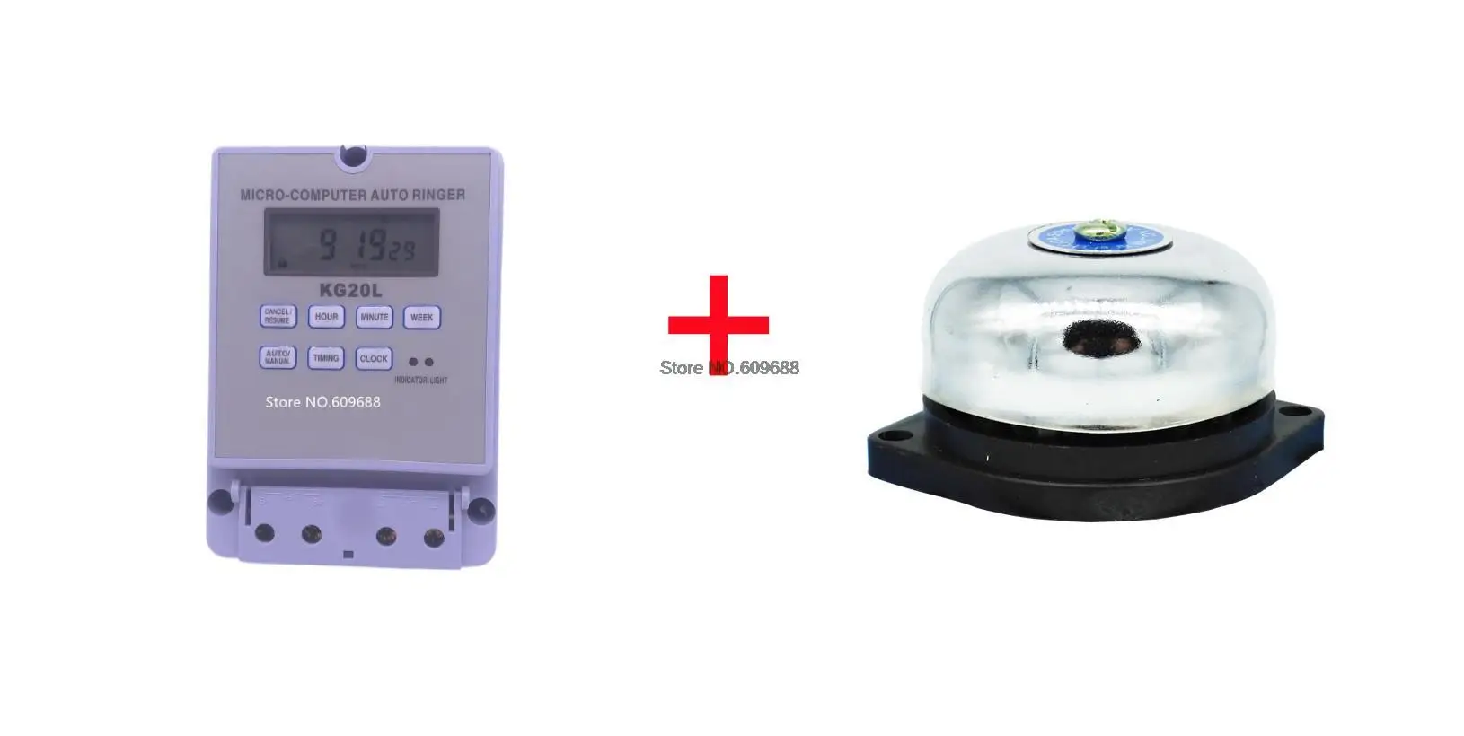 Ac220v Ringing School Bell Timer Switch Micro Computer Automatic Ringer ...