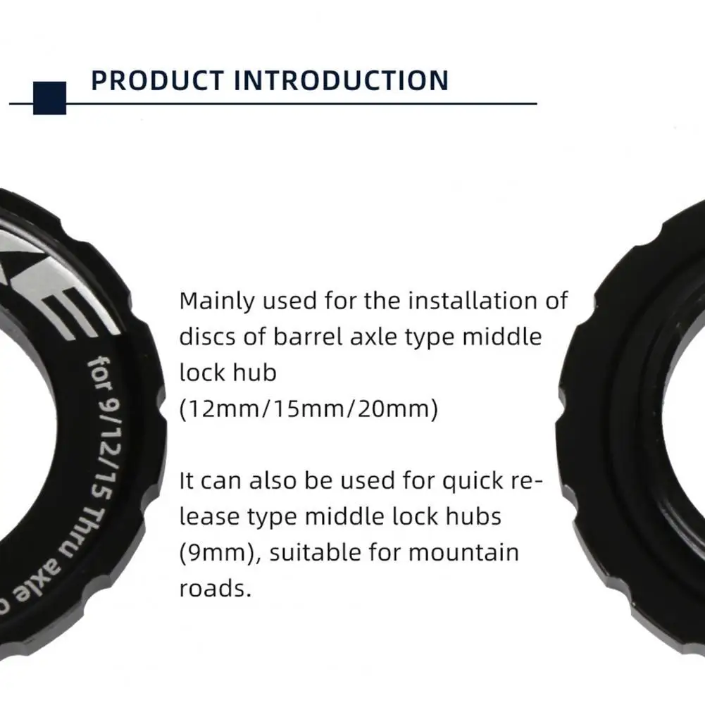 Ultra light Durable Bicycle Alloy Centerlock Lock Ring Carbon Fiber ...