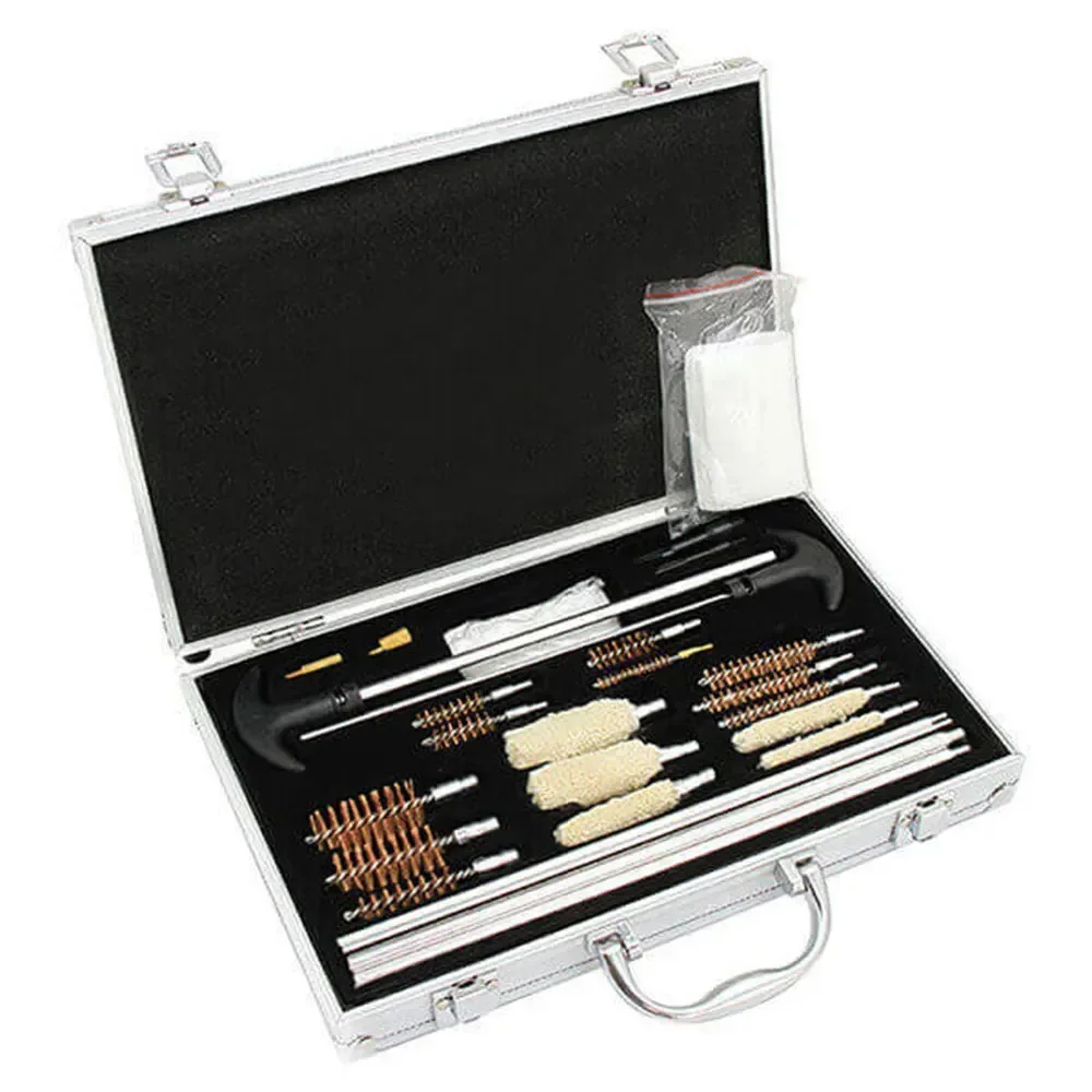 Universal-Gun-Barrel-Cleaning-Kit-Brushes-Set-Aluminum-Tool-Case-for ...
