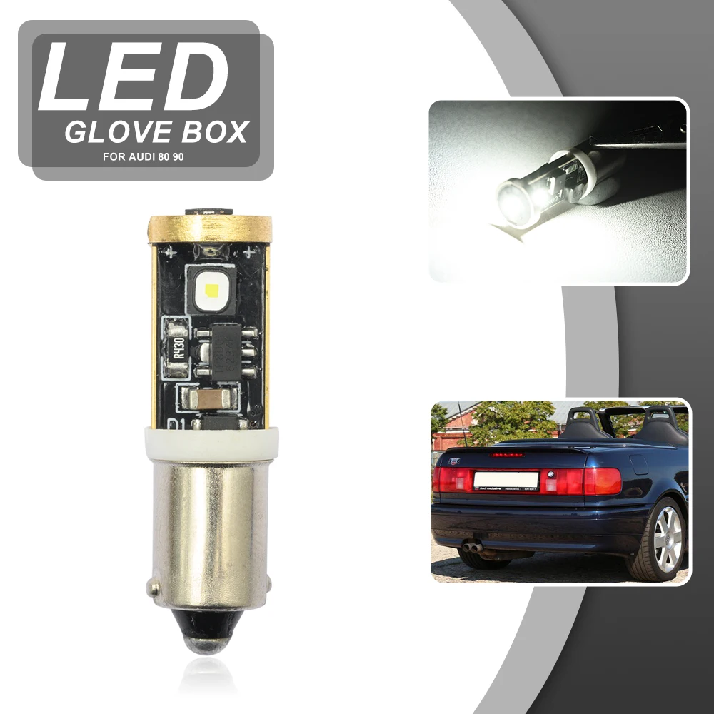 OEM Replacement White Canbus LED Glove Box Light Bulbs For Audi 80 90 ...