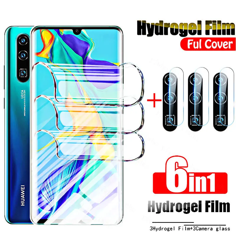 Protective-Film-for-Huawei-P30-Pro-P30Lite-Screen-Protectors-Hydrogel-Film-for-Huawei-P30-Lite ...
