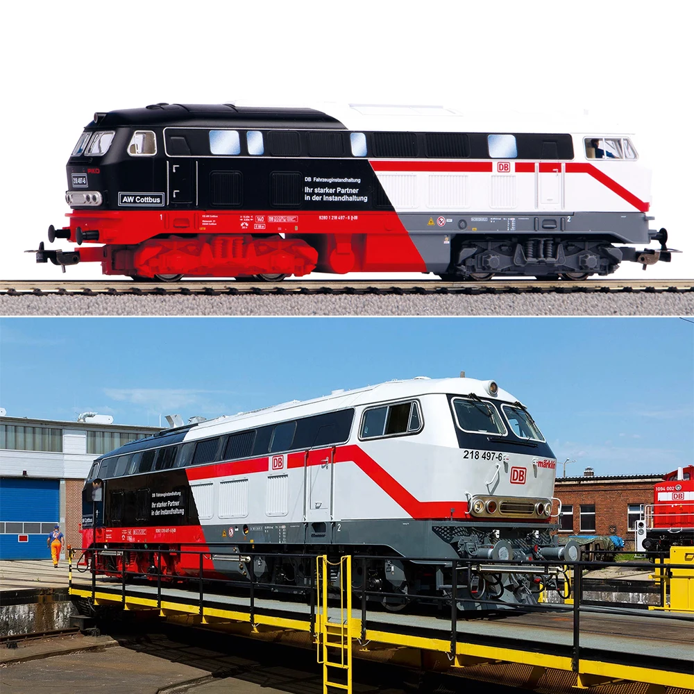 PIKO-Train-Model-HO-1-87-57400-57401-BR218-Diesel-Locomotive-MARKLIN ...