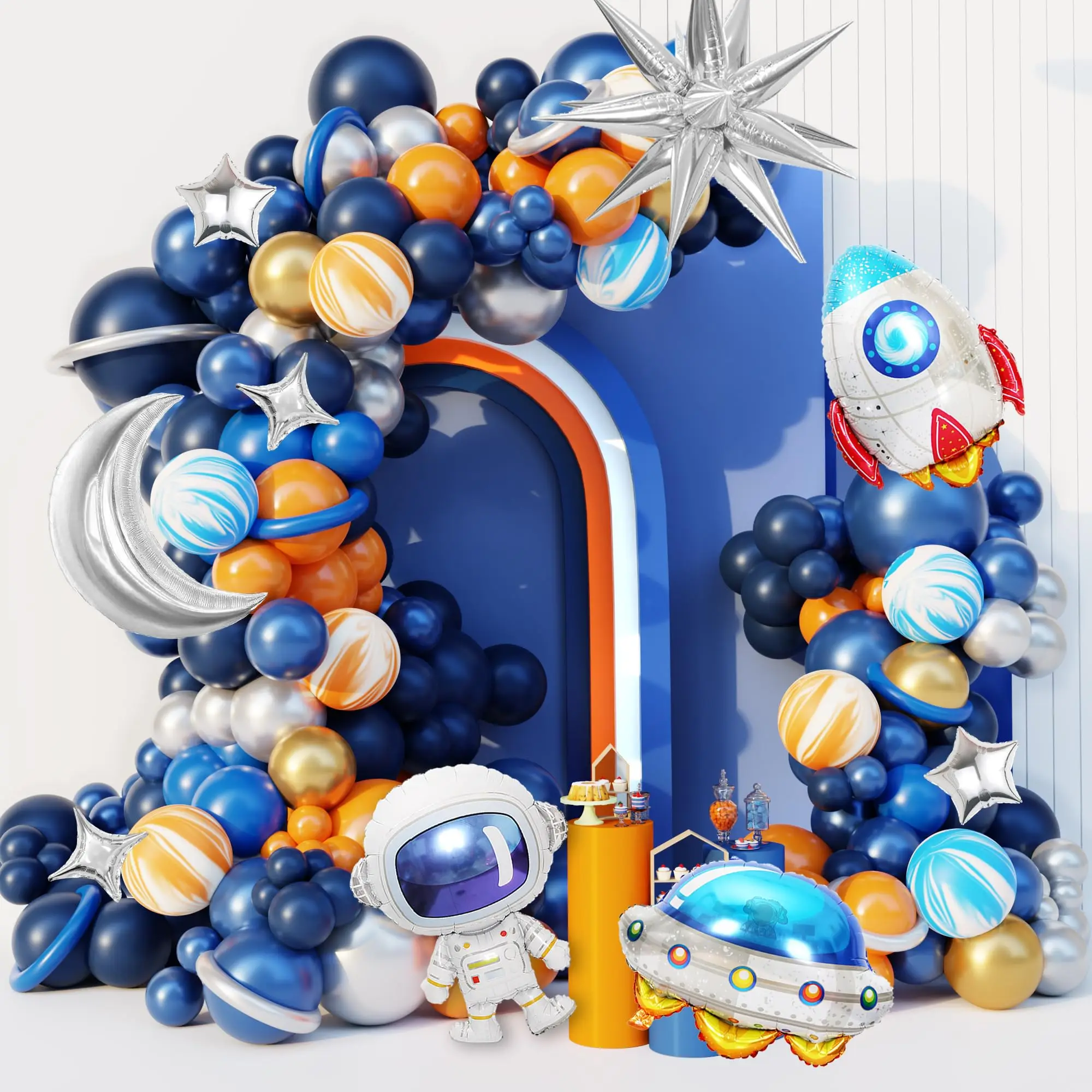 138Pcs-Space-Party-Decorations-Balloon-Garland-Kit-Foil-Rocket ...