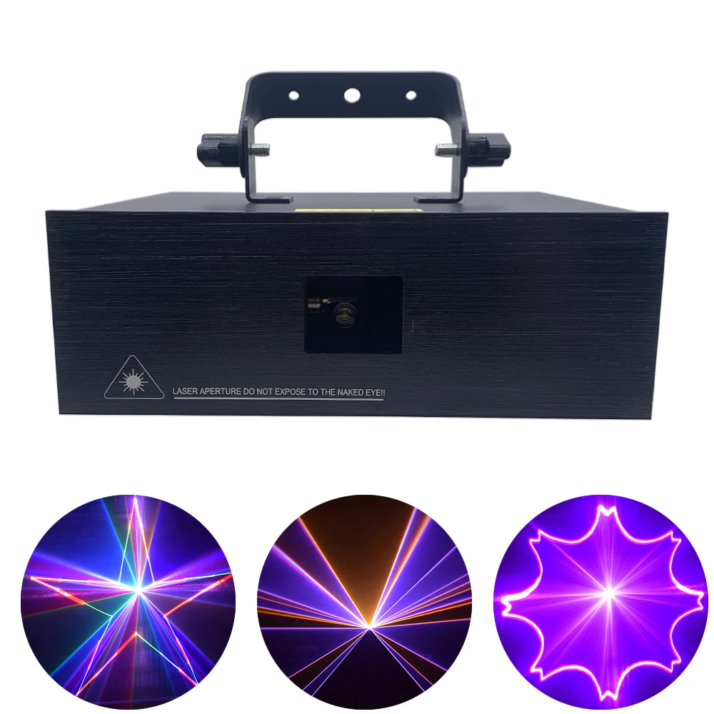 Luz conduzida do laser de discoteca 2w animação rgb lâmpada do projetor ...