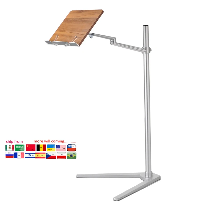 UP-8AW-aluminum-full-motion-height-adjustable-long-arm-Reading-book ...