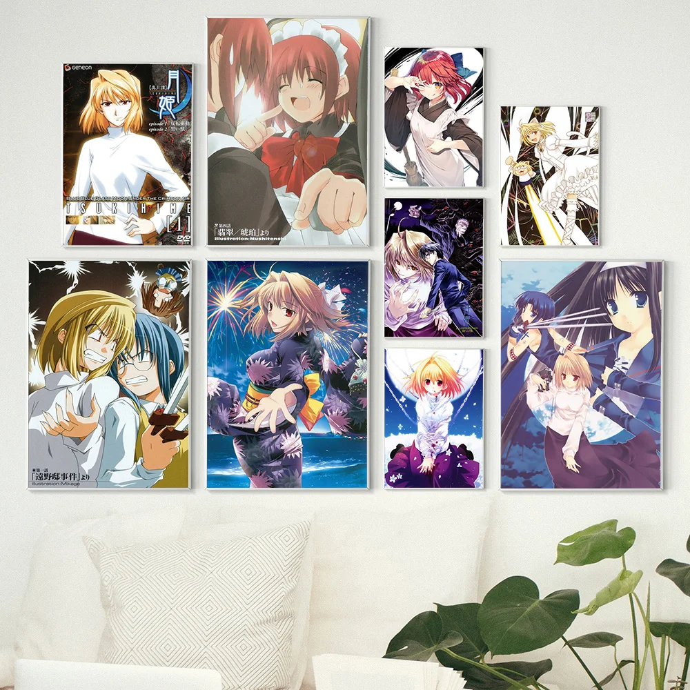 Tsukihime-Japanese-Anime-Print-Art-Poster-Cartoon-Canvas-Painting-Manga ...