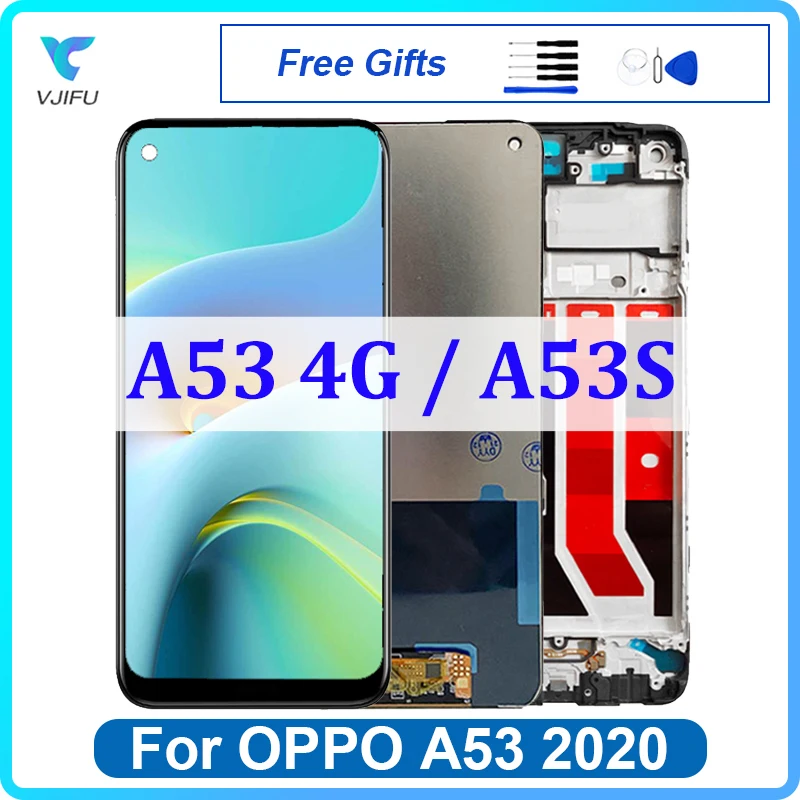 6.5" Lcd For Oppo A53 2020 A53s Cph2135 Display Screen For Oppo A32 A33 ...