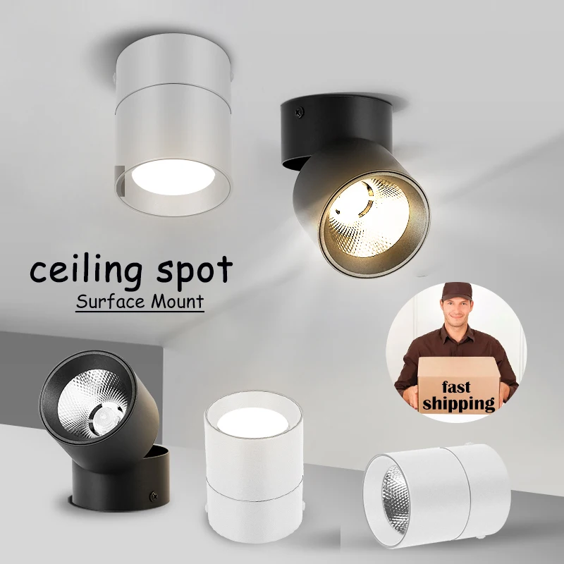 Ceiling-Spot-Light-LED-Indoor-Downlight-Foldable-Spotlight-Fixture ...