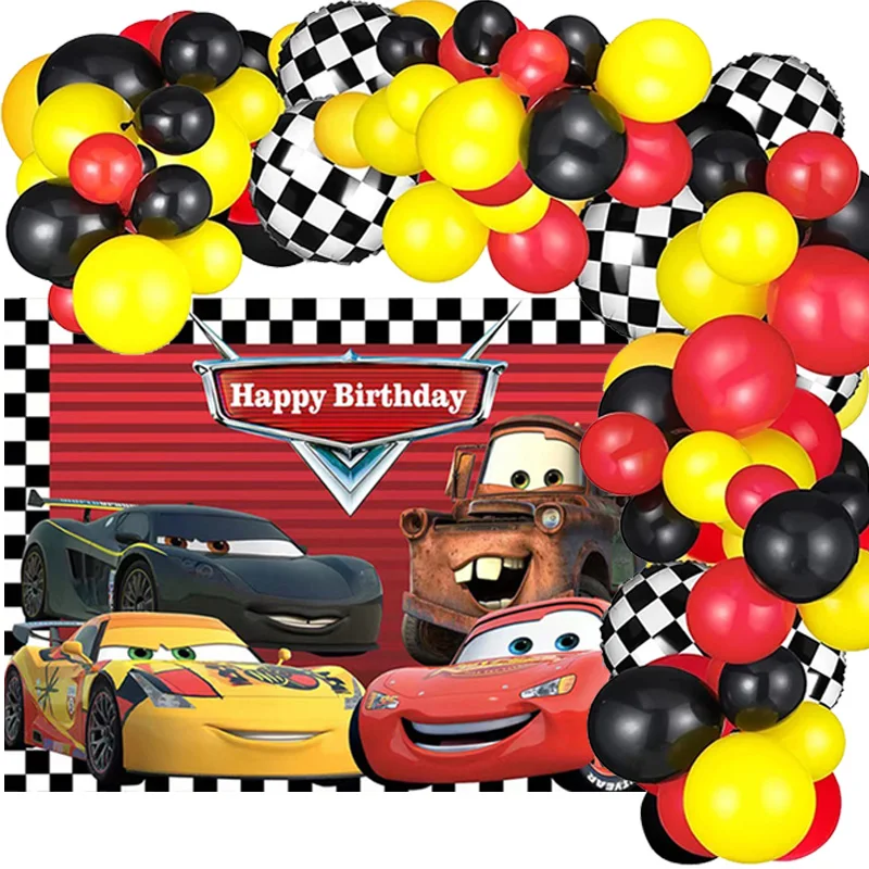Lightning-McQueen-Car-Balloons-Garland-Arch-Kit-Disney-Car-Balloons ...