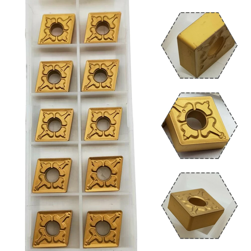 Metal Lathe Tooling 10-Pack DNMG 432 Carbide Inserts For Lathe Turning ...