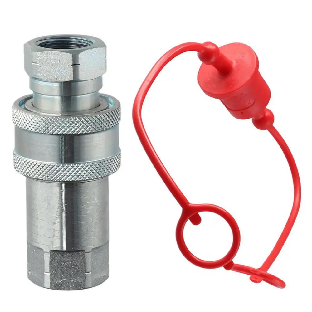1-2-Ag-Hydraulic-Quick-Connect-Tractor-Couplers-with-Dust-Caps-ISO-5675 ...