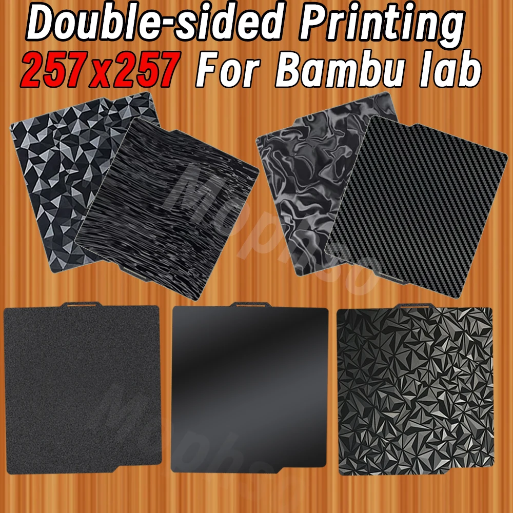 For-Bambu-Lab-P1S-Build-Plate-A1-X1C-Pei-Texture-257x257-Peo-Sheet ...