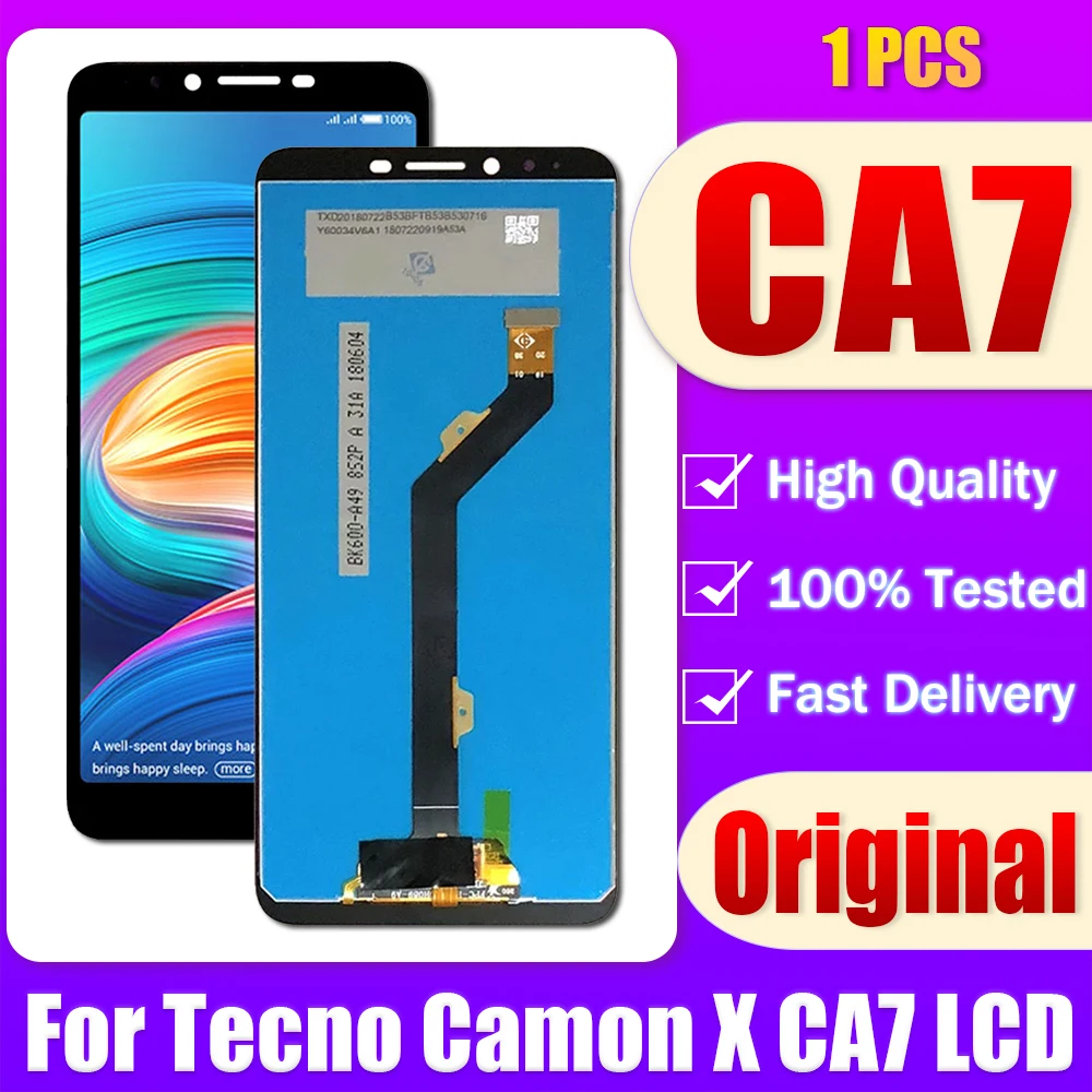 6-0-Origianl-For-Tecno-Spark-X-CA7-LCD-Display-Touch-Screen-Digiziter ...