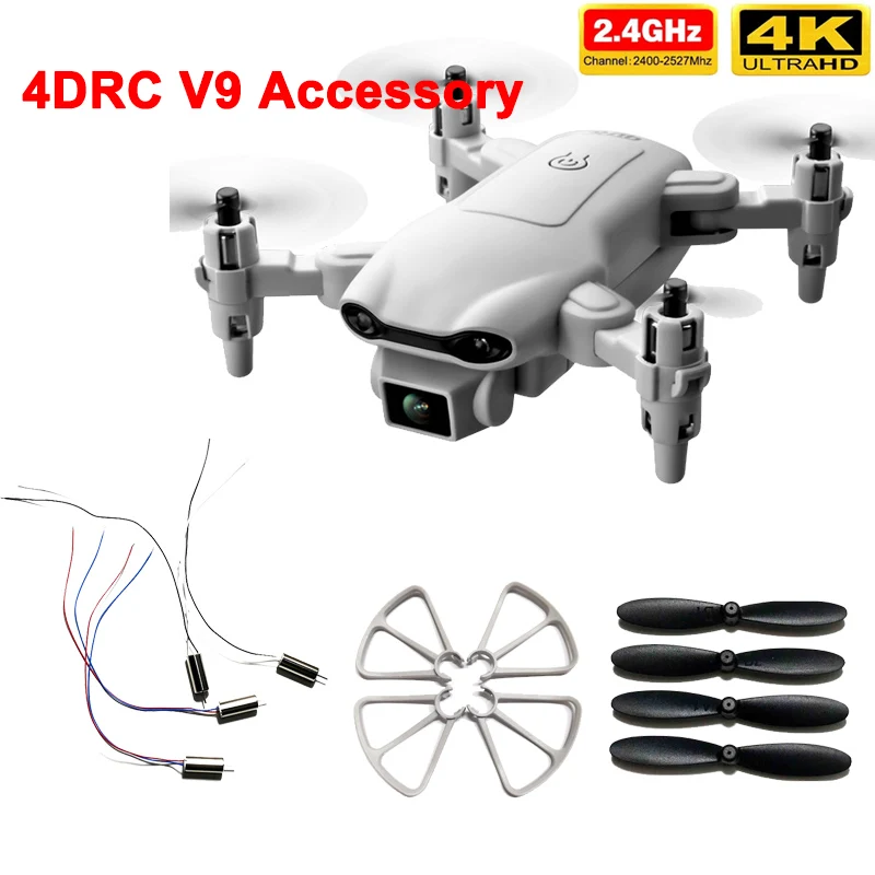 4DRC V9 Mini Drone Propeller Protective Frame CW CCW Motor Engine 4D V9 ...