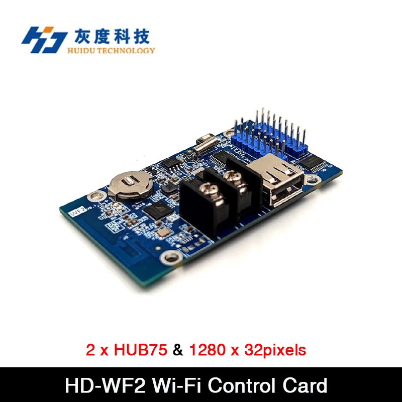 Huidu-HD-WF2-Single-Dual-Color-Wi-Fi-Control-Card-Supports-Mobile-App ...