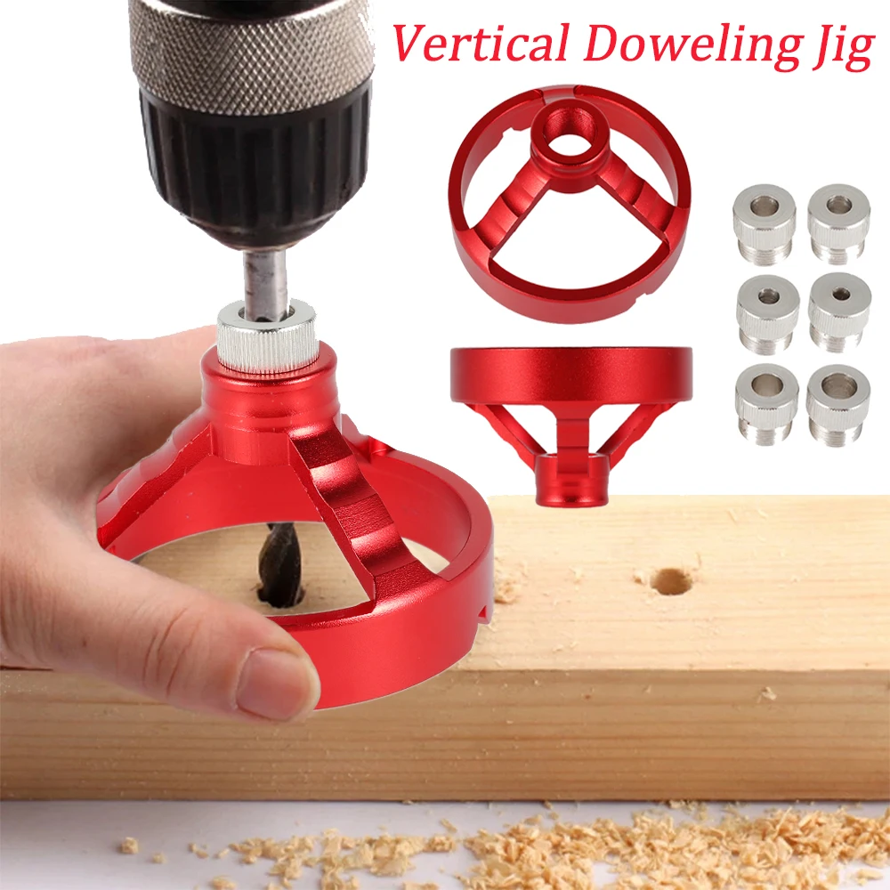Woodworking-Doweling-Hole-Jig-Alloy-Hole-Puncher-Locator-Self-centering ...