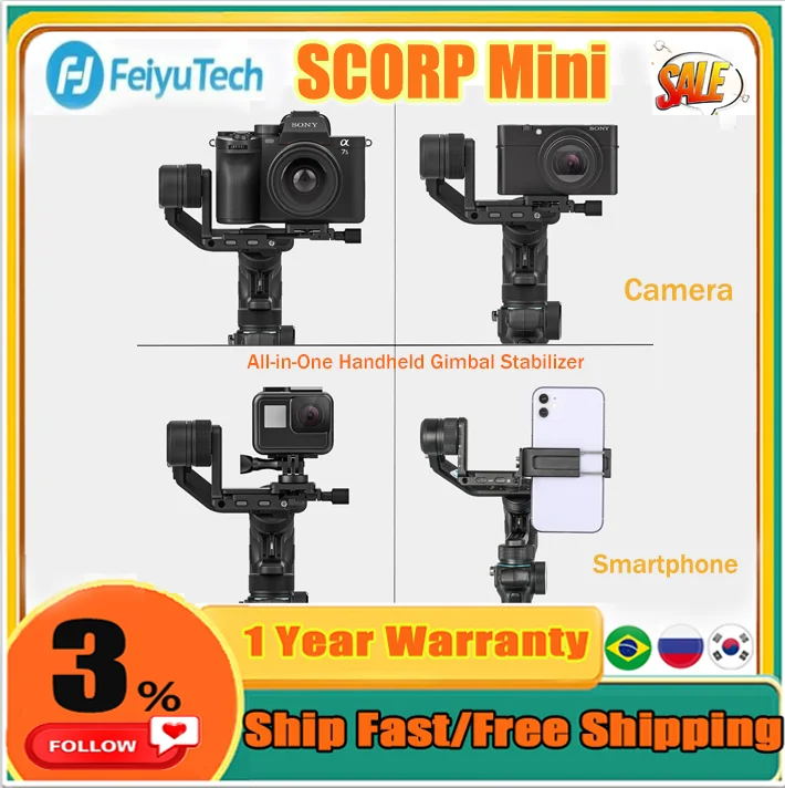 FeiyuTech-feiyu-SCORP-Mini-3-Axis-All-in-One-Handheld-Gimbal-Stabilizer-Light-Gopro-Smartphone ...