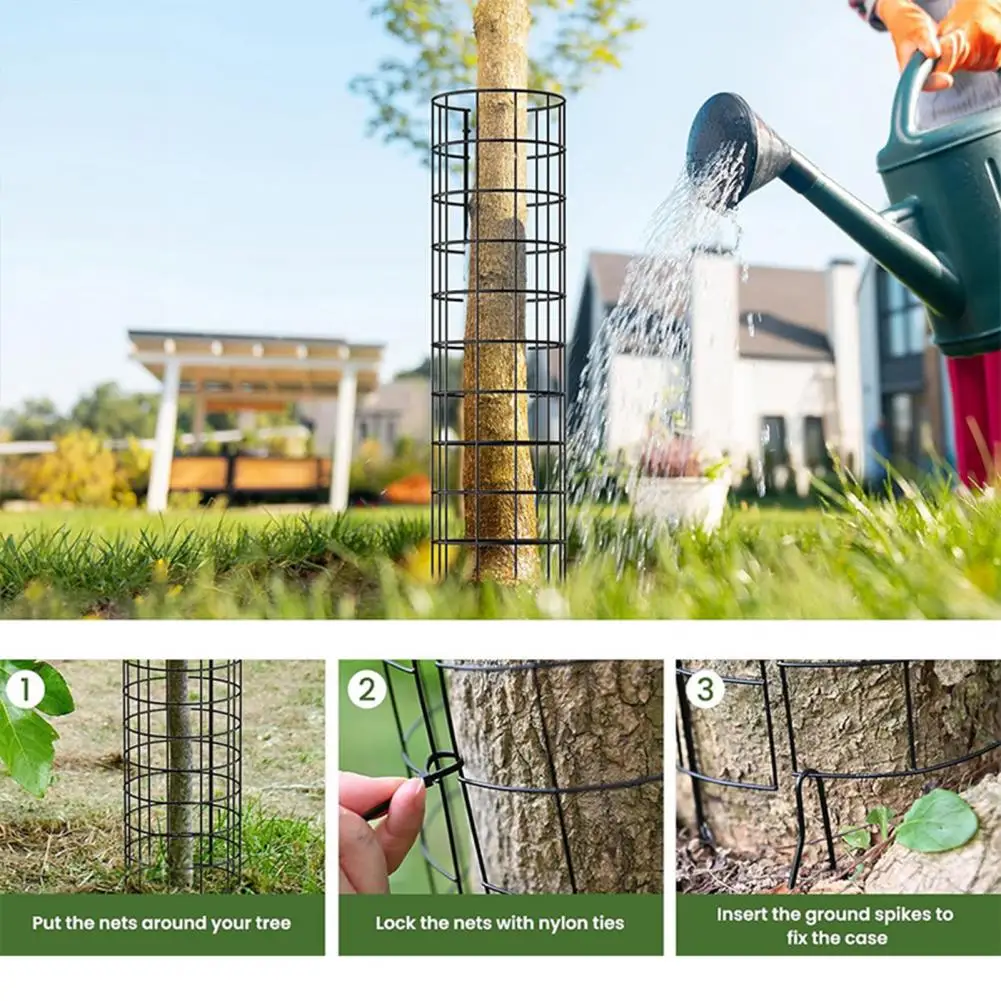 Tree-Trunk-Guard-Tree-Wrap-Cage-Tree-Trunk-Protectors-Expandable-Garden ...