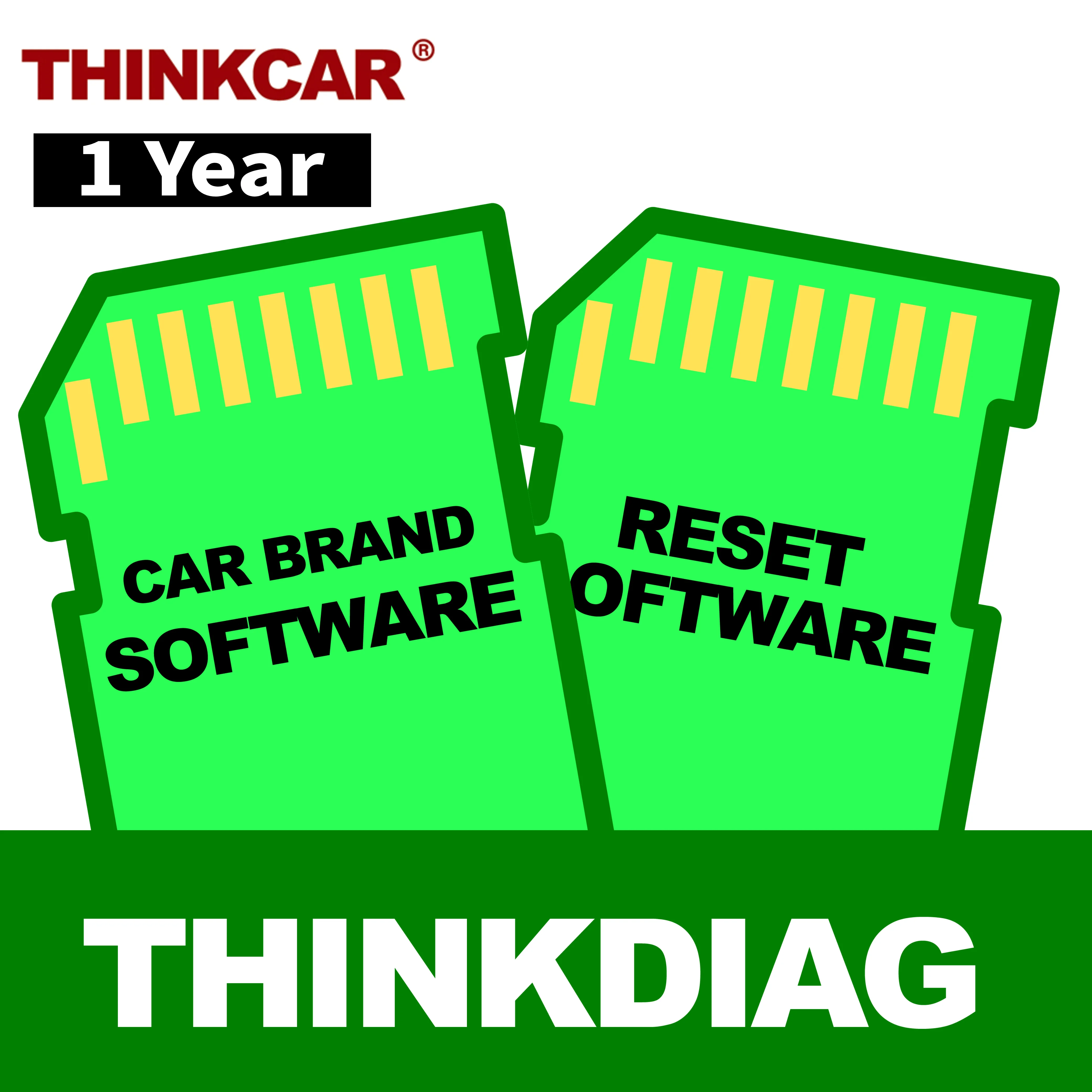 Thinkcar thinkdiag software completo 1 ano atualização obd2 scanner oe ...