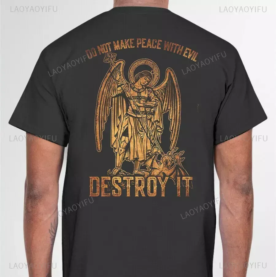 Do-Not-Make-Peace-with-Evil-Destroy-It-Archangel-Saint-Michael-Man-T ...