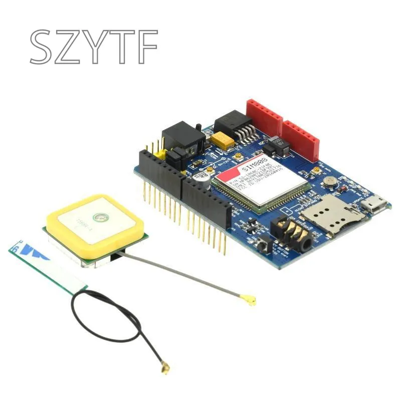 SIM808 GPRS/GSM GPS Shield 2 In 1 Shield GSM GPRS GPS Development Board ...