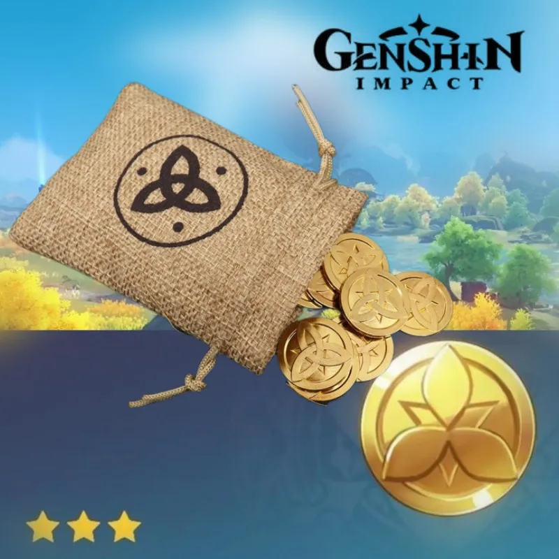 Anime-Mora-Coin-Morax-Toys-Gift-Accessories-Game-Genshin-Impact-Metal ...