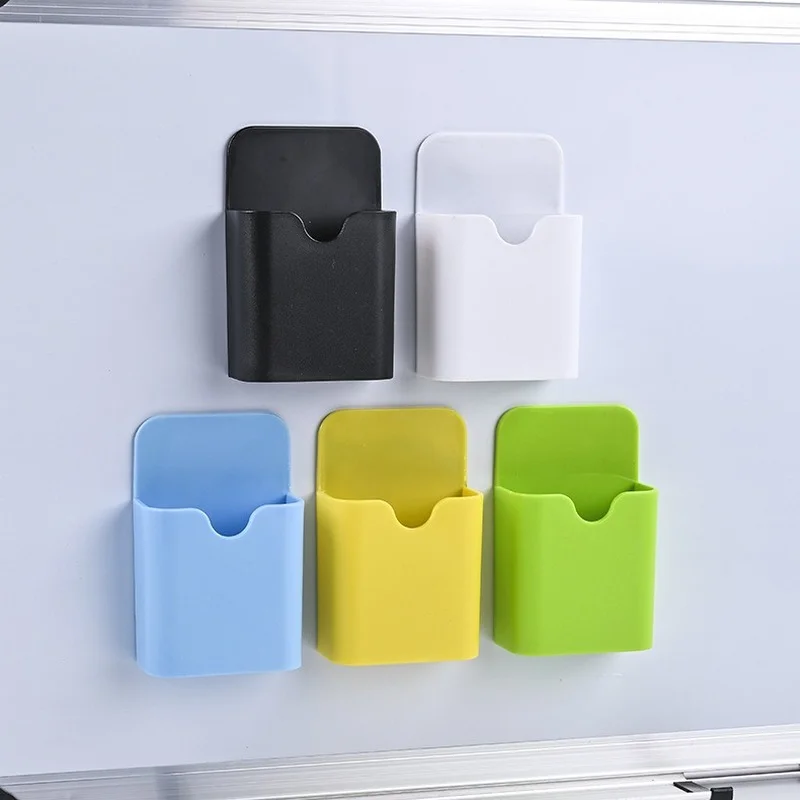 Stationery Organizer Desk Wall Mounted Storage Box with Sticker Pen ...