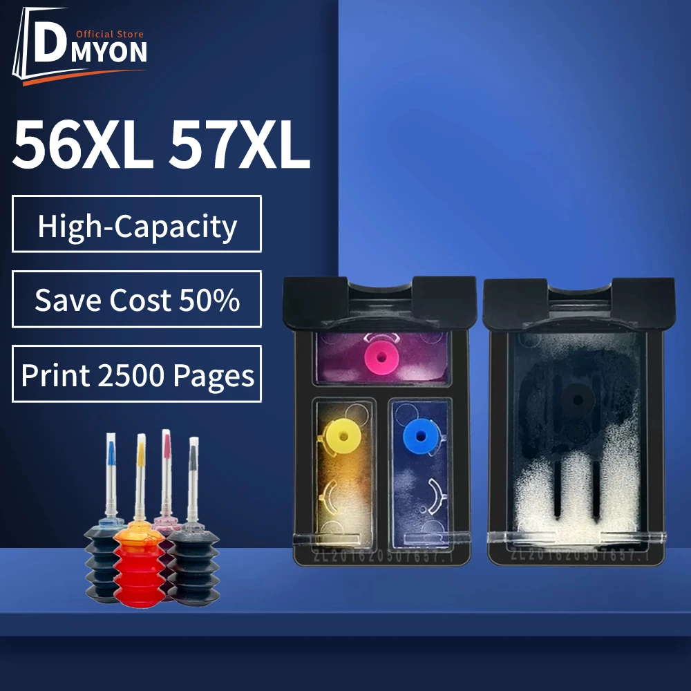 56XL-57XL-Replacement-for-HP-Deskjet-F4180-5150-450CI-5550-5650-9650 ...