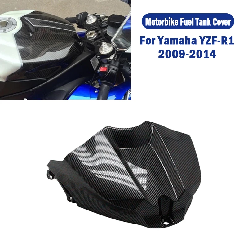 Motorcycle-ABS-Carbon-Fiber-Oil-Fuel-Gas-Tank-Front-Cover-Guard-Protect ...