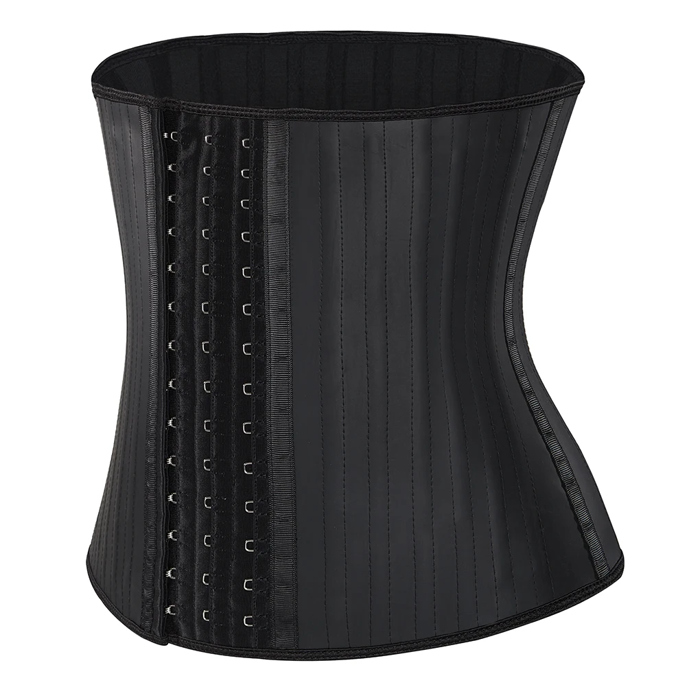 29-Steel-Bones-Latex-Waist-Trainer-Hook-And-Eye-Corset-Fajas-Belt ...