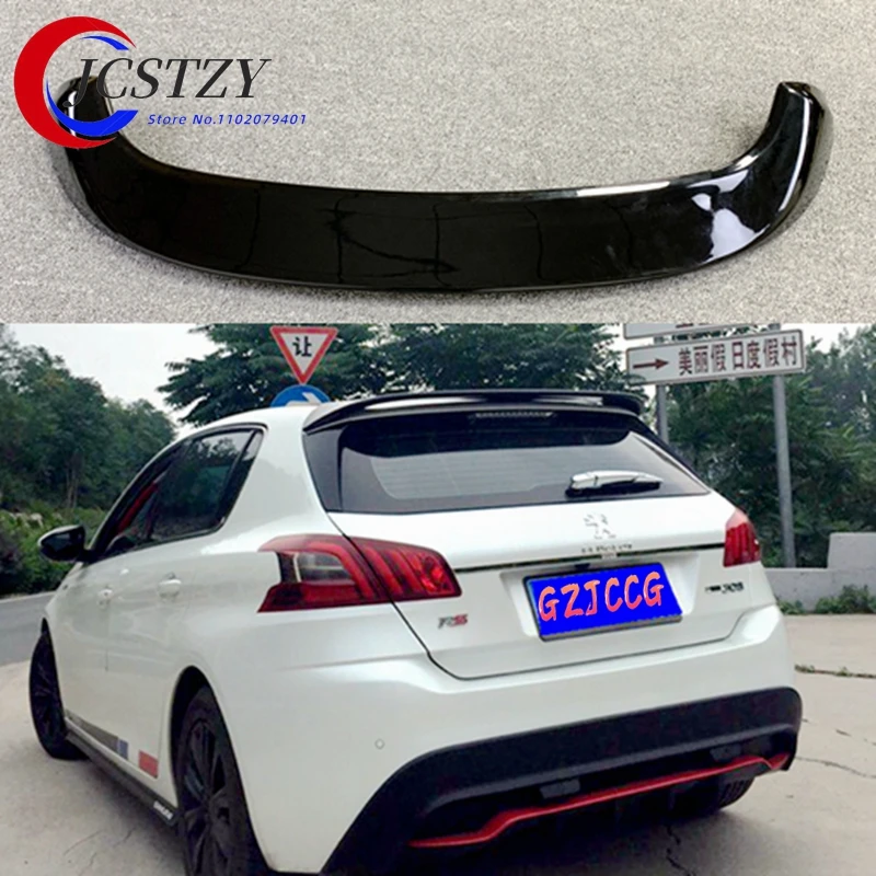 For Peugeot 308S Spoiler High Quality ABS Material Car Rear Wing Primer ...