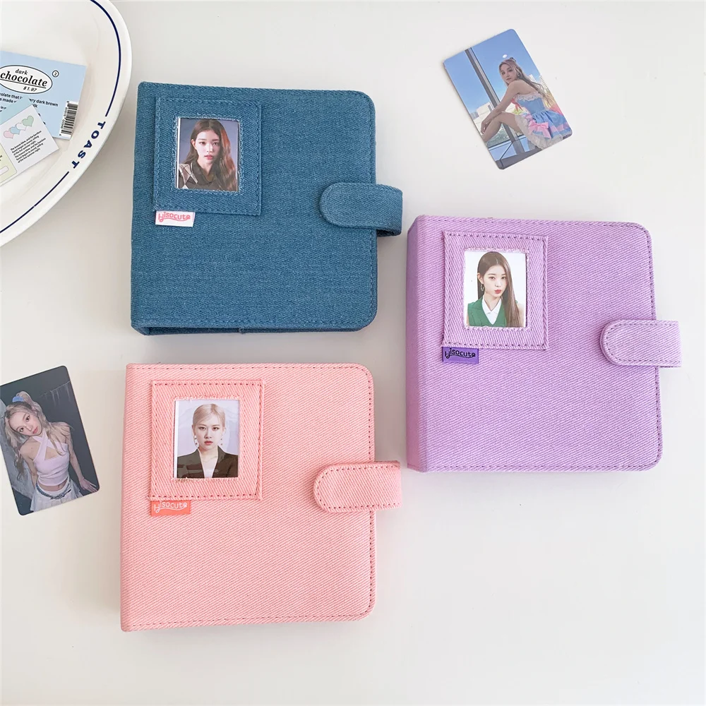 Vintage-Jeans-Photo-Album-With-10pcs-Sleeves-DIY-Binder-Photocard ...