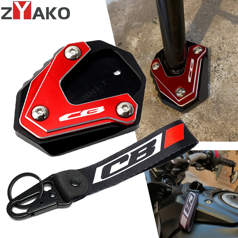 Motorcycle Side Stand Extension Kickstand Pad For HONDA CB500X CB650R ...