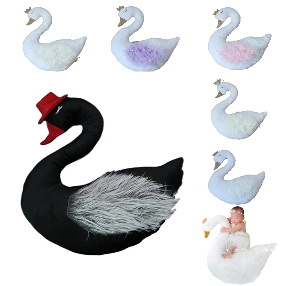 Newborn-Photography-Props-Plush-Animals-Doll-Swan-Posing-Pillow-Cushion ...