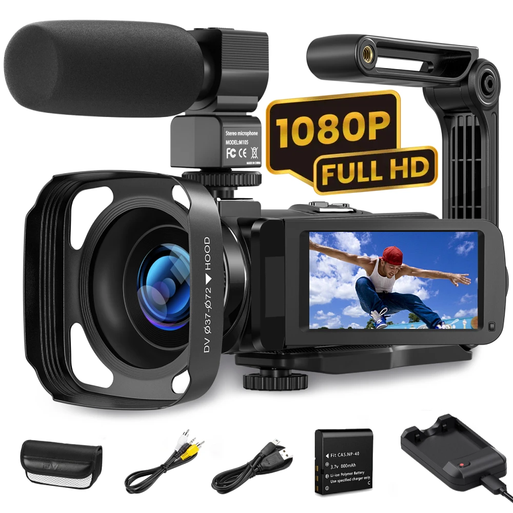 Video-Camera-Camcorder-Digital-Camera-Recorder-Full-HD-1080P-24MP-3-0 ...