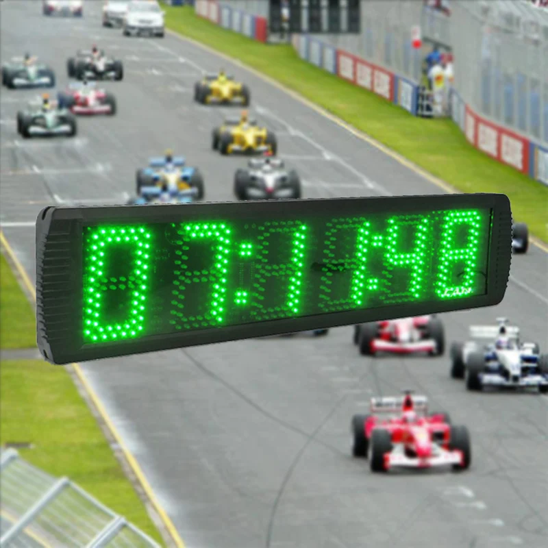 Aluminum-LED-Big-Stopwatch-Electronic-Clock-Countdown-Motorcycle-Race ...