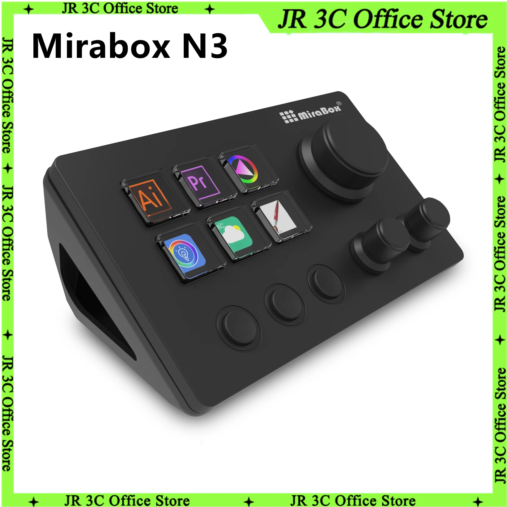 New-Mirabox-N3-Custom-Visual-Mini-Keyboard-With-Screen-Knob-Macro ...